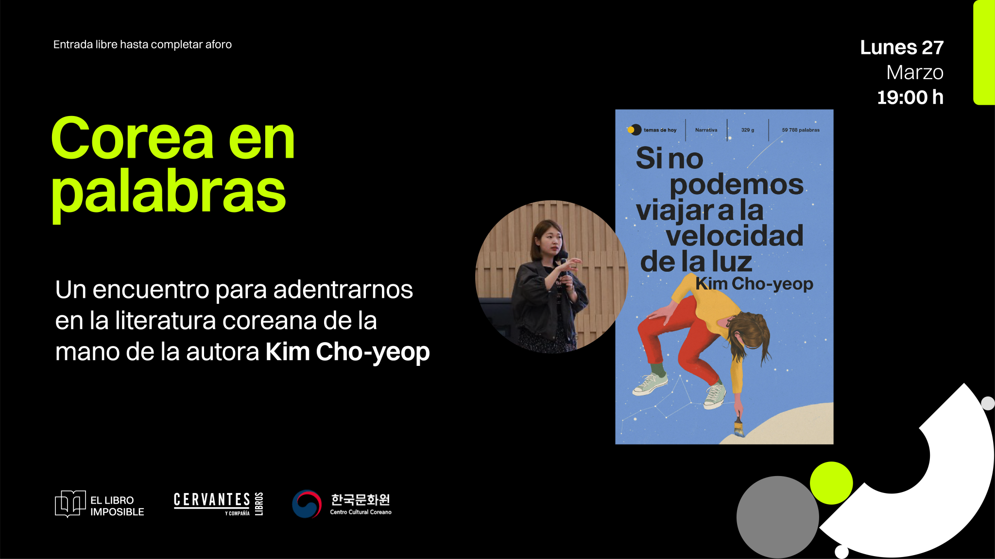 Kim Cho-yeop protagoniza el encuentro 'Corea en palabras' en El libro ...