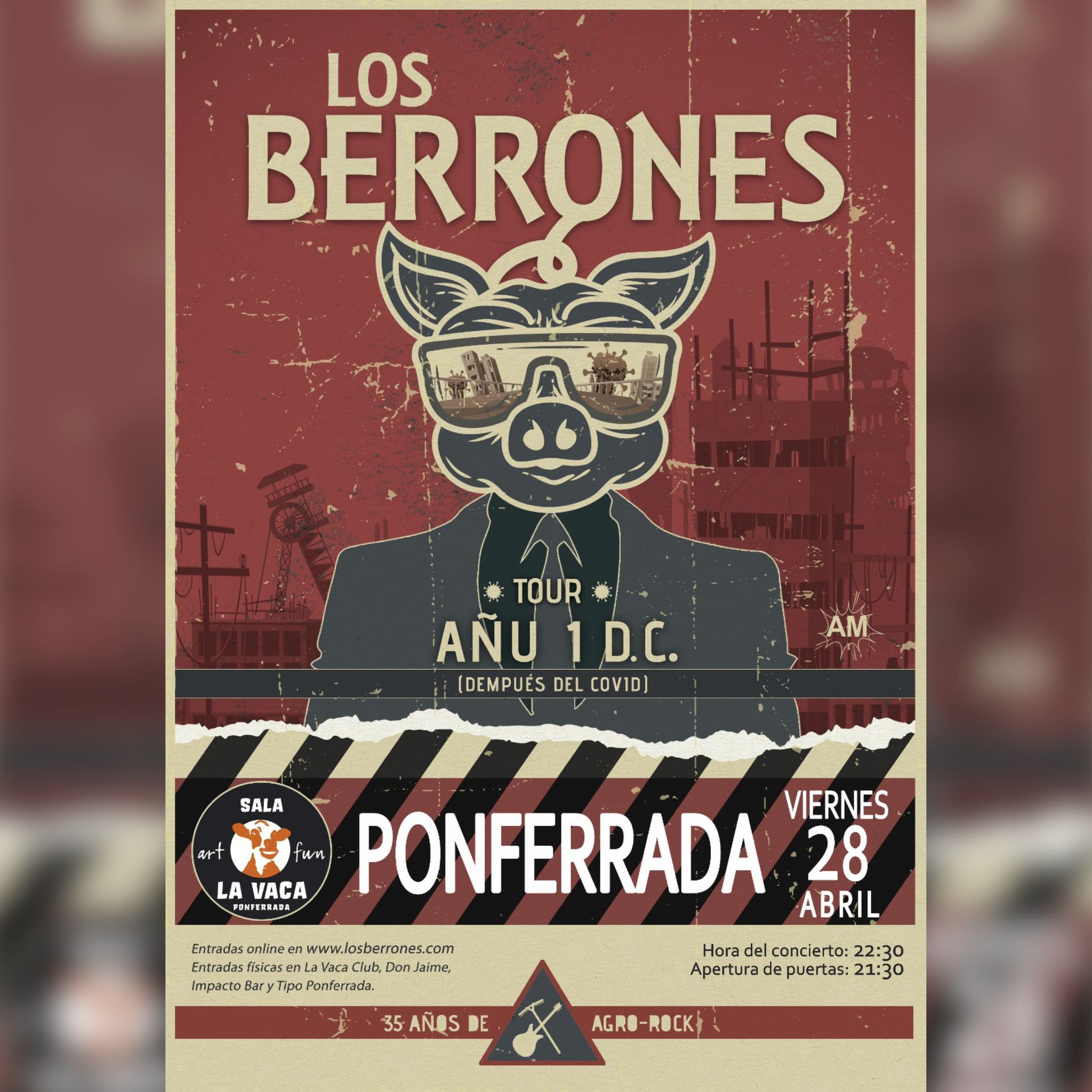 Los Berrones Tour AÑU 1D. C. (dempués Del Covid) - Ponferrada Hoy