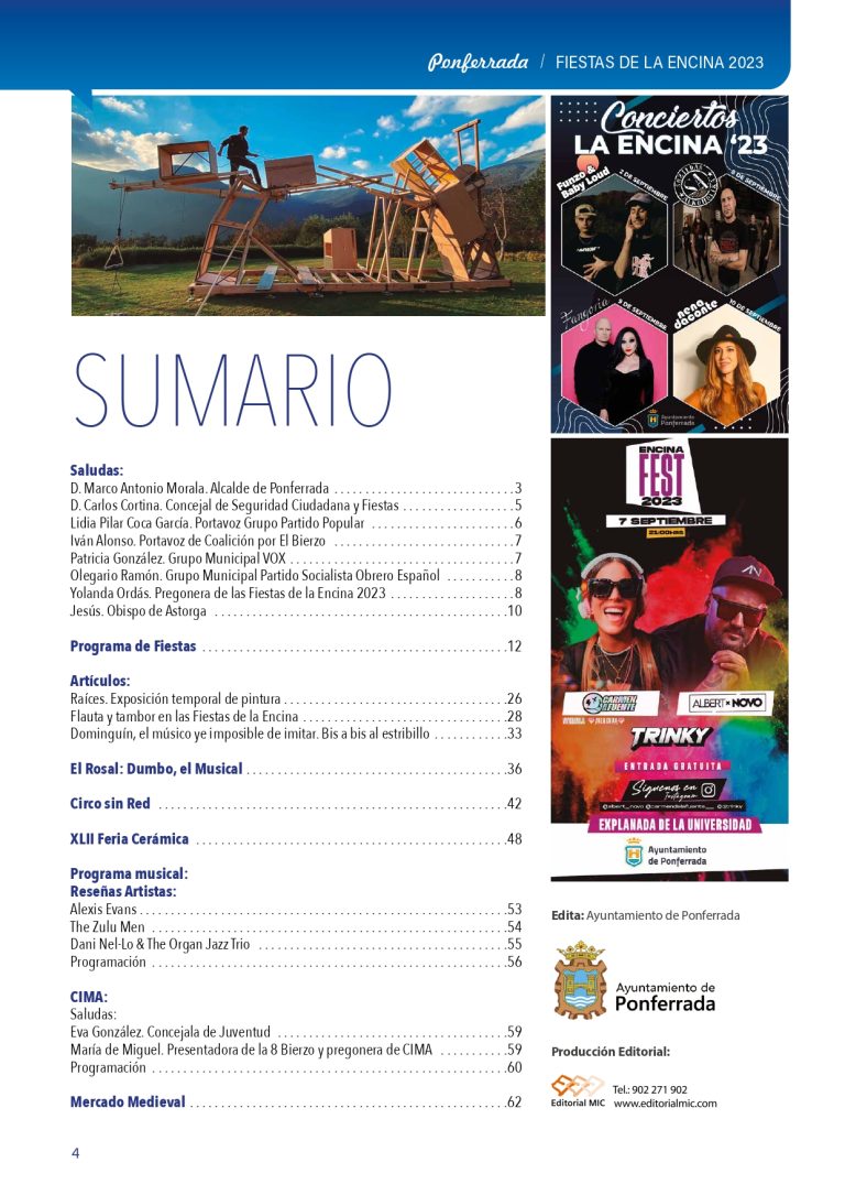 Fiestas de la Encina 2023. Programa de fiestas y todas las actividades que puedes disfrutar ...